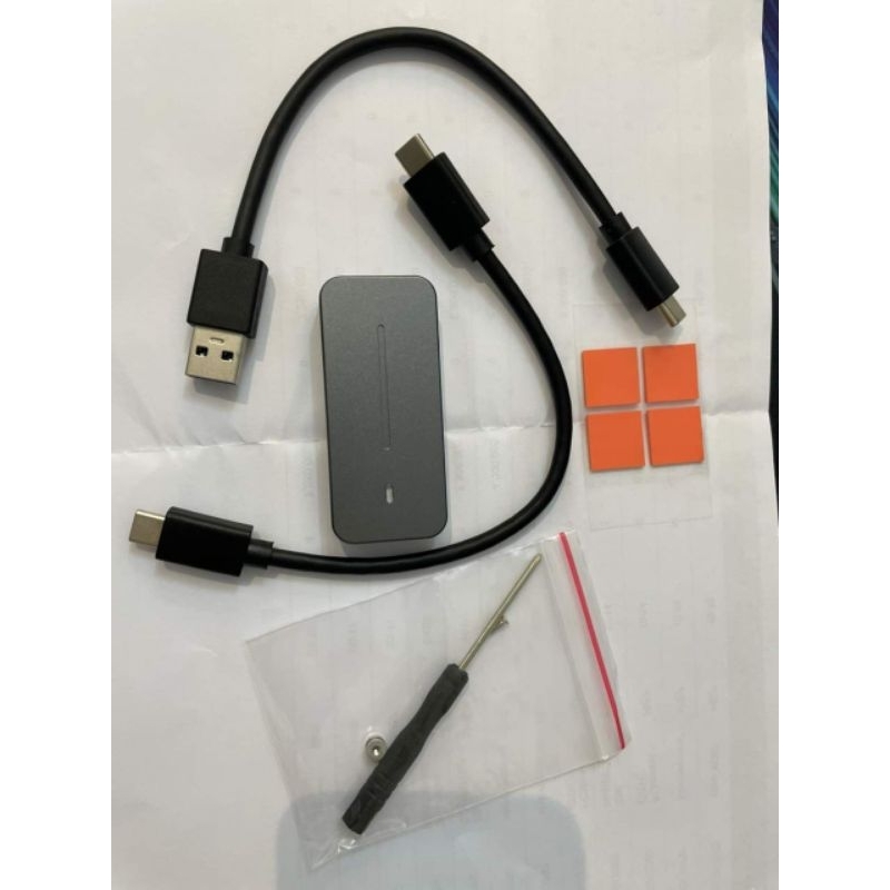 Vỏ hộp Box 2230 / 2242 / 2280 M2 NVMe 10Gbps USB3.2 Gen 2 - BH 6 tháng ...