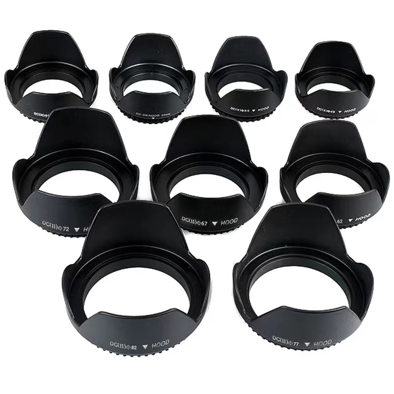 Lens hood DC Loa che nắng hoa sen vặn ren đủ size kích thước (cho tất ...