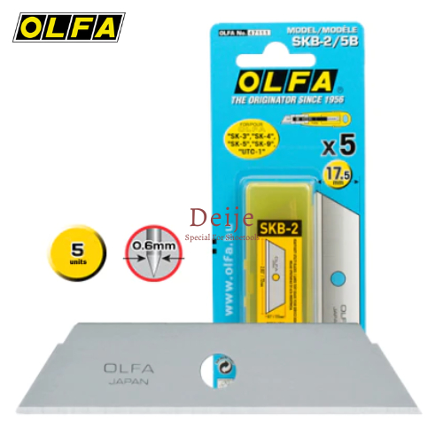 Lưỡi dao Nhật OLFA SKB-2/5B (XB108S) - hộp 5 lưỡi | Shopee Việt Nam