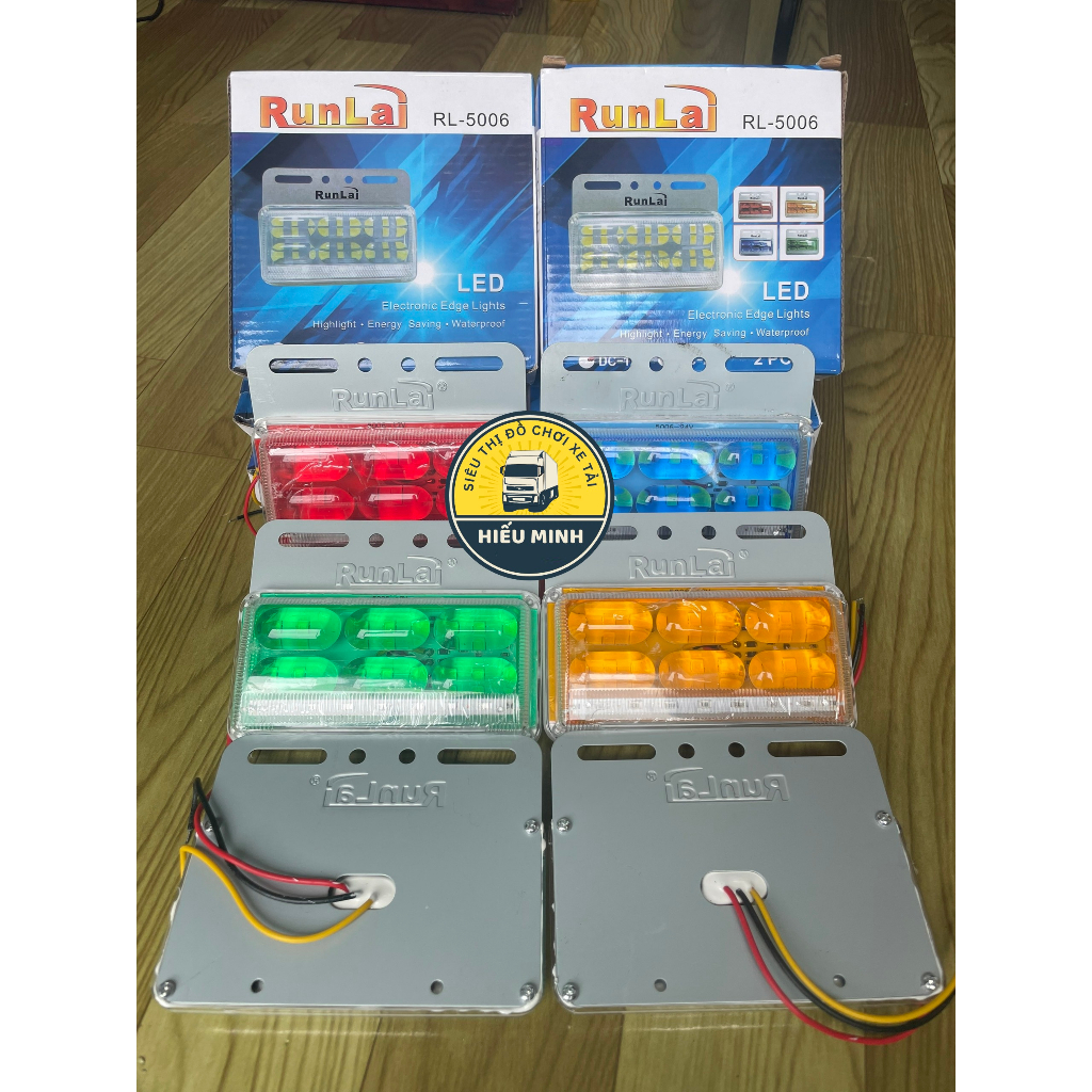 Đèn Sườn Đèn hông thùng Xe Tải Led RunLai 5006 12V-24V chống nước ...