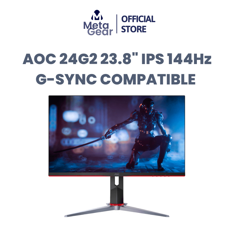 Màn hình AOC 24G2 24″ IPS 144Hz Gsync compatible chuyên gaming | Shopee Việt Nam