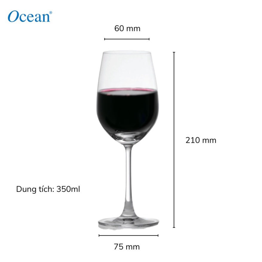 Ly rượu vang Ocean 1501,1019 đủ dung tích và kiểu dáng | Shopee Việt Nam