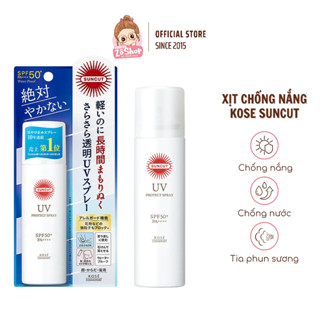 Xịt Chống Nắng Kose Suncut Chống Nước Kose Suncut UV Protect Spray SPF50+ PA++++ 60g | Shopee ...