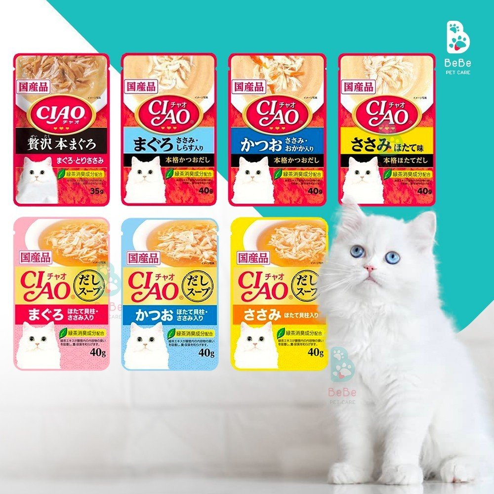 Pate CIAO Thơm Ngon - Bữa Xế Đầy Đủ Dinh Dưỡng Cho Mèo Mọi Lứa Tuổi | Shopee Việt Nam