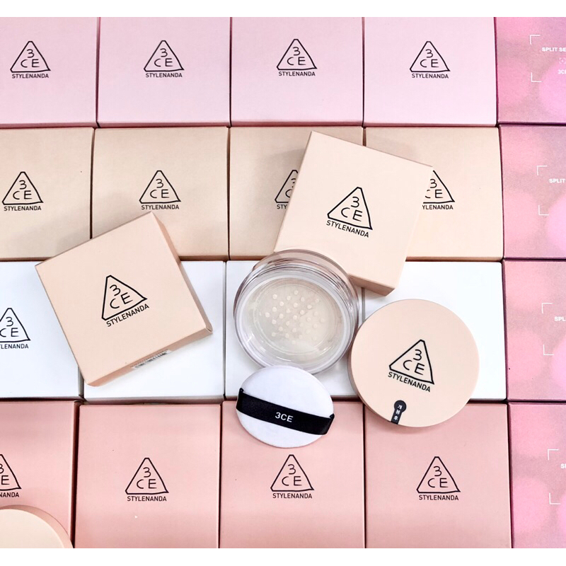 Phấn Phủ Bột 3CE Natural Finish Loose Powder | Shopee Việt Nam