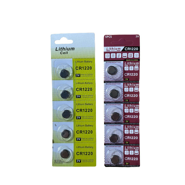 Vĩ 5 viên Pin cúc áo Cmos CR1220 3V sử dụng nhiều thiết bị | Shopee ...