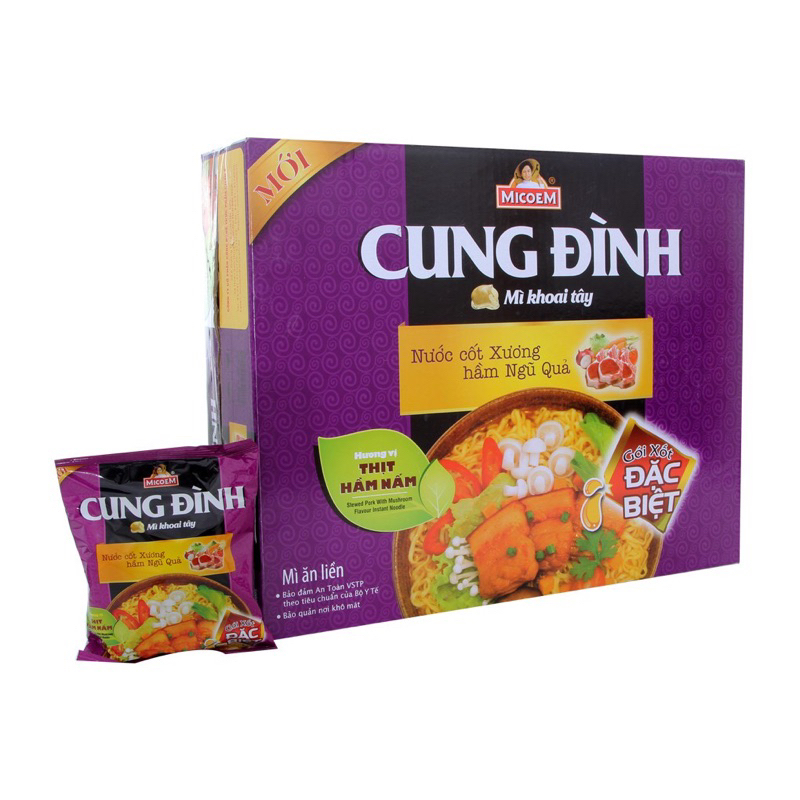 Thung Mì Tôm Cung Đình Thùng 30 gói x 77g | Shopee Việt Nam