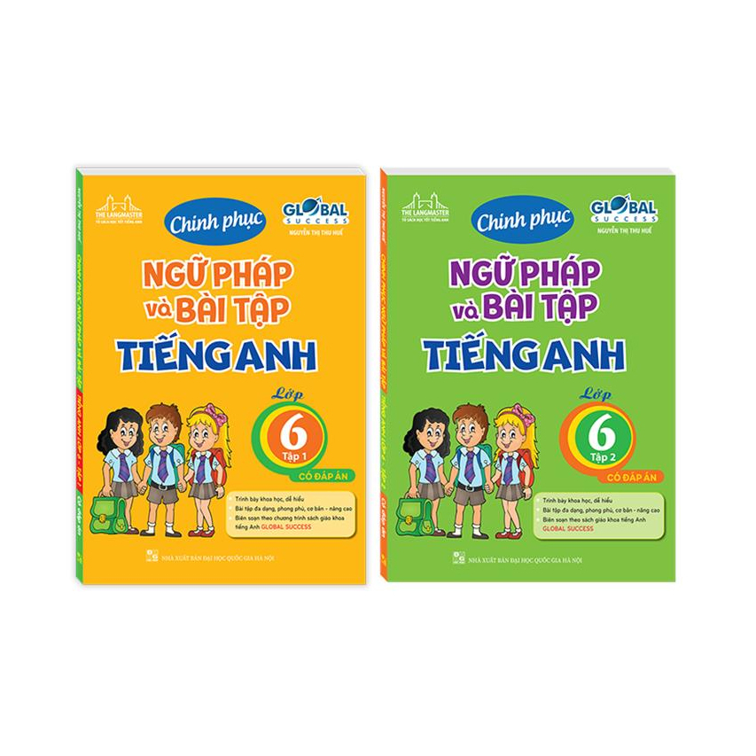 Sách - Combo 2c - GLOBAL SUCCESS - Chinh phục ngữ pháp và bài tập tiếng ...