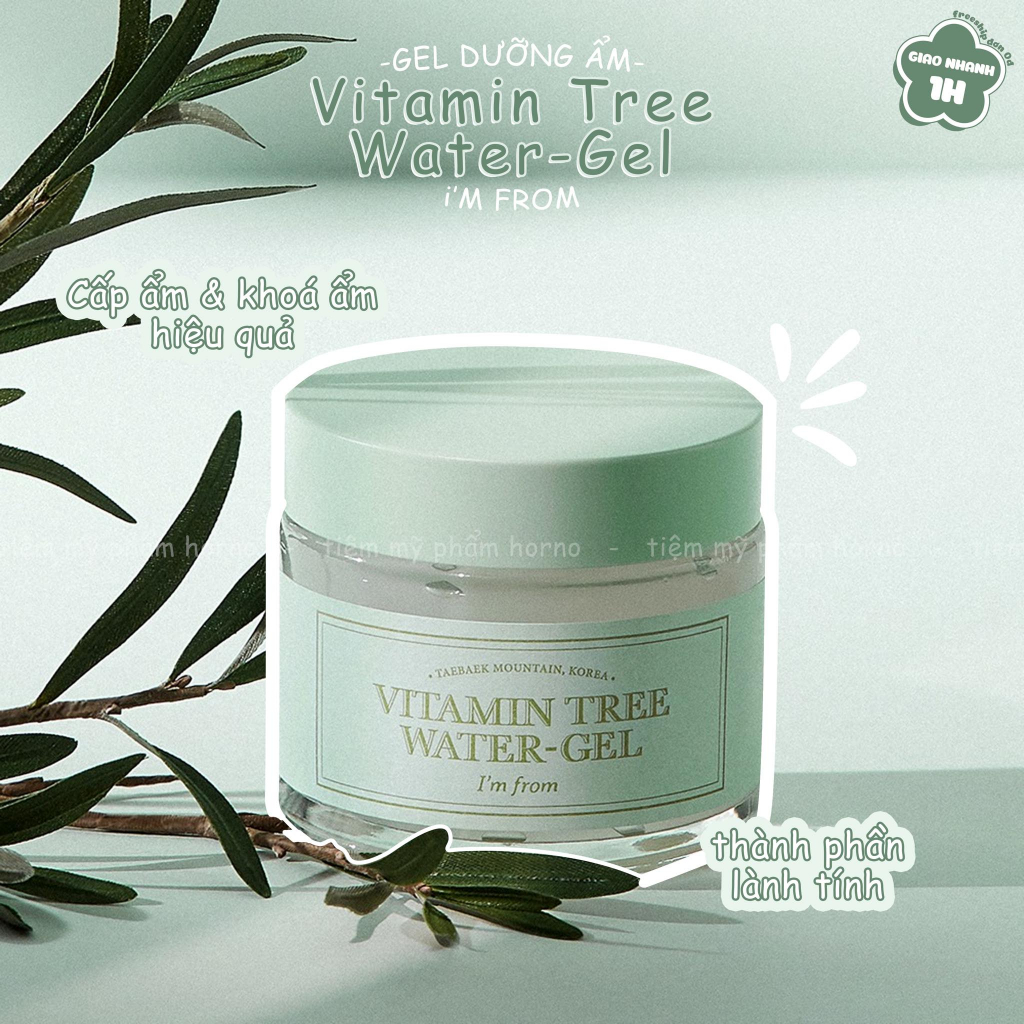 [CHÍNH HÃNG] Kem Dưỡng I'm From Vitamin Tree Water Gel Dưỡng Ẩm Sáng Da Kiềm Dầu 75g | Shopee ...