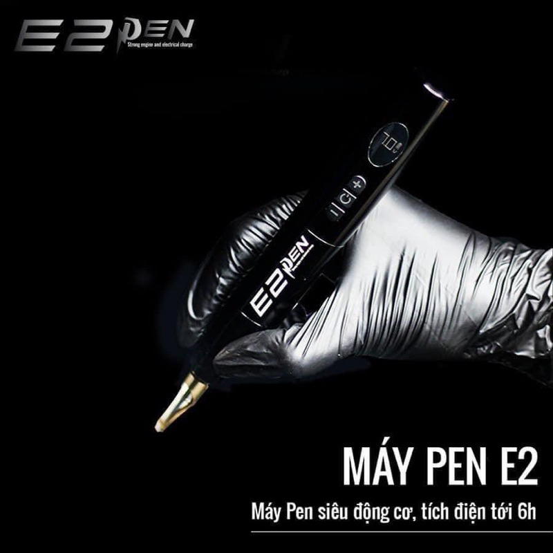 Máy pen E2 tích điện phun xăm, siêu động cơ | Shopee Việt Nam