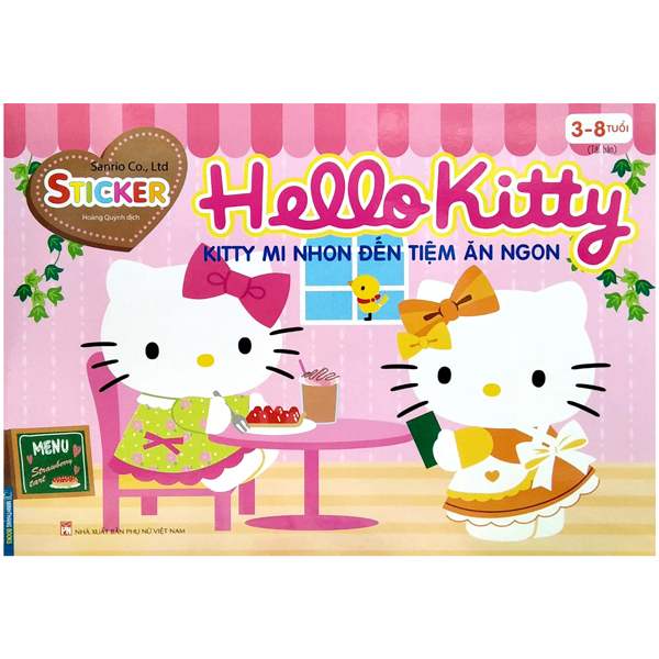 Sách - Hello Kitty - Kitty mi nhon đến tiệm ăn ngon (3-8 tuổi) (tái bản ...