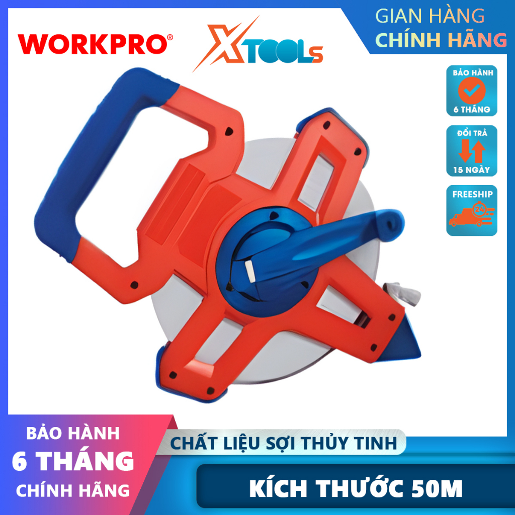 Thước cuộn dây dài sợi thủy tinh, dài 50m WP263004 | Shopee Việt Nam