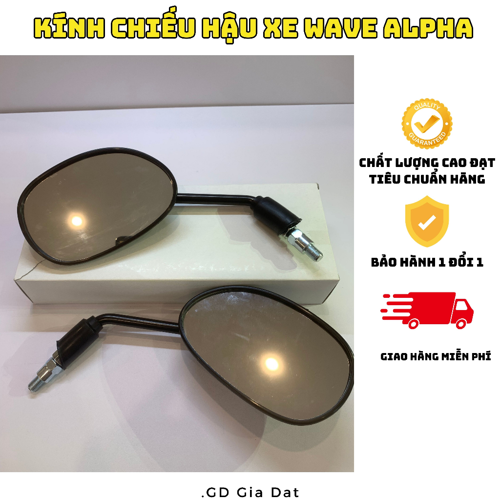 Kính chiếu hậu xe Wave Alpha đời cũ và mới - hàng loại 1 | Shopee Việt Nam