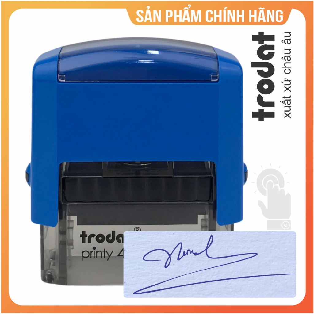 Khắc con dấu chữ ký không kèm tên hiệu Trodat Printy 4912 - Kích thước ...