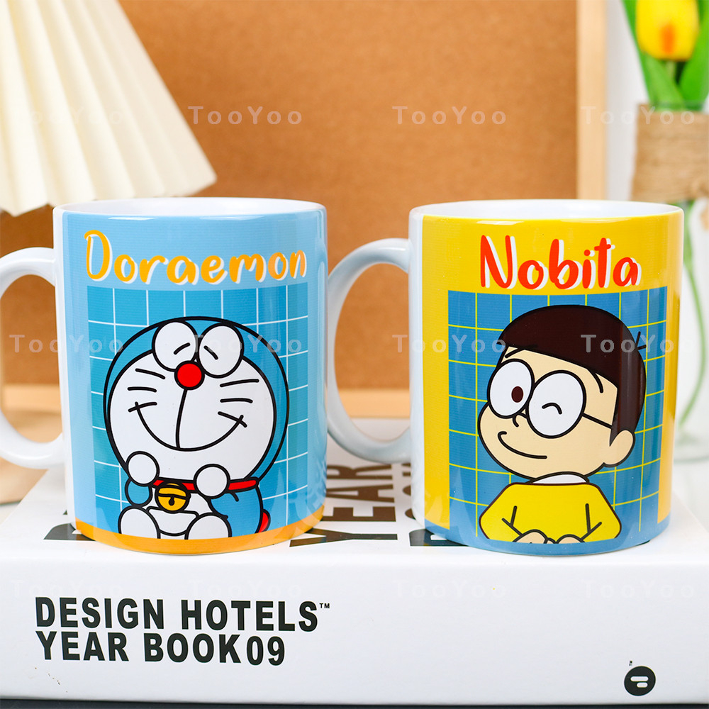 Ly Sứ 6 Nhân Vật Doraemon Nobita Shizuka Jaian Doraemi Suneo Dễ