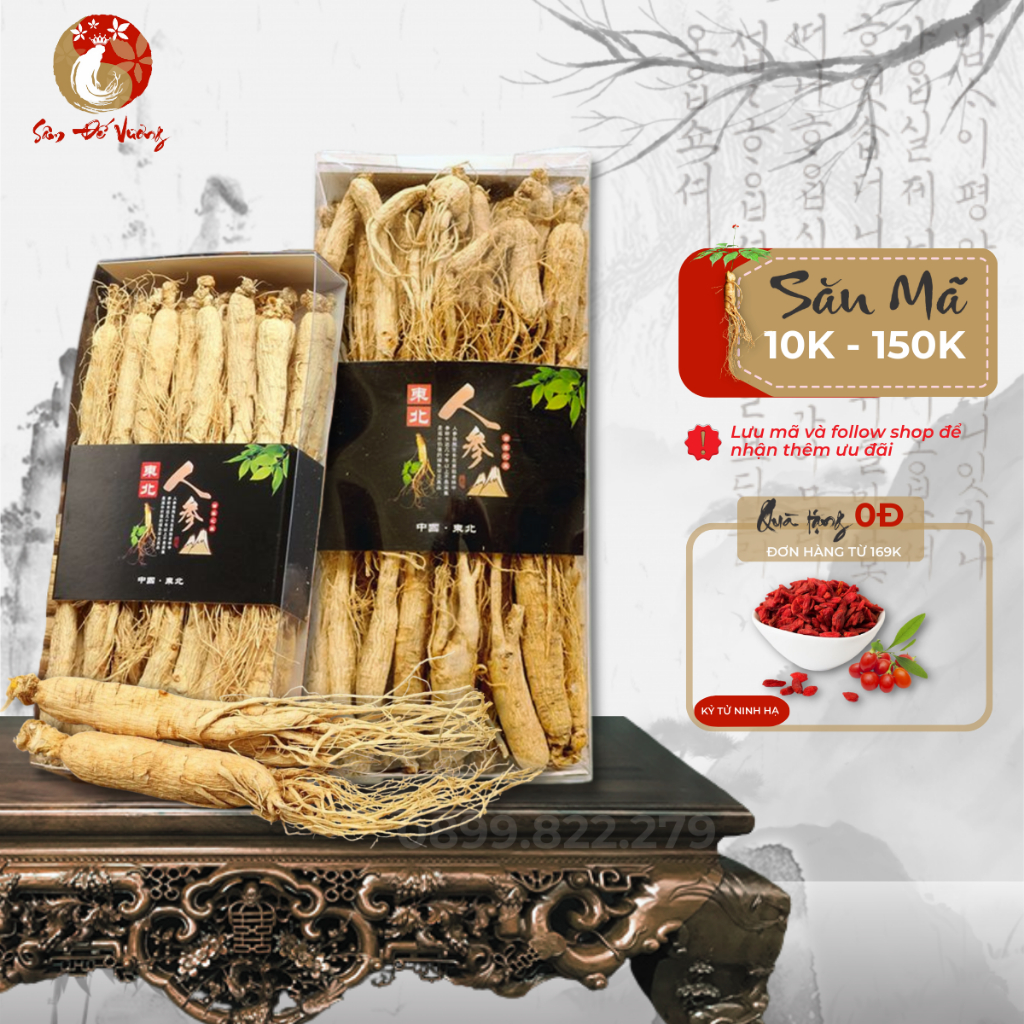 Bạch Sâm Cát Lâm Tự Nhiên Thượng Hạng 8 - 12 Năm Tuổi - Giúp Tuần Hoàn ...