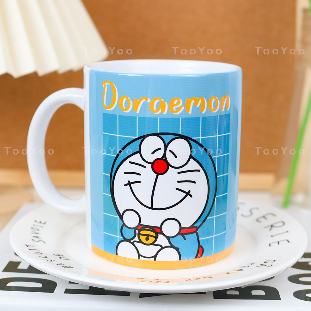 Ly sứ 6 nhân vật Doraemon, Nobita, Shizuka, Jaian, Doraemi, Suneo dễ ...