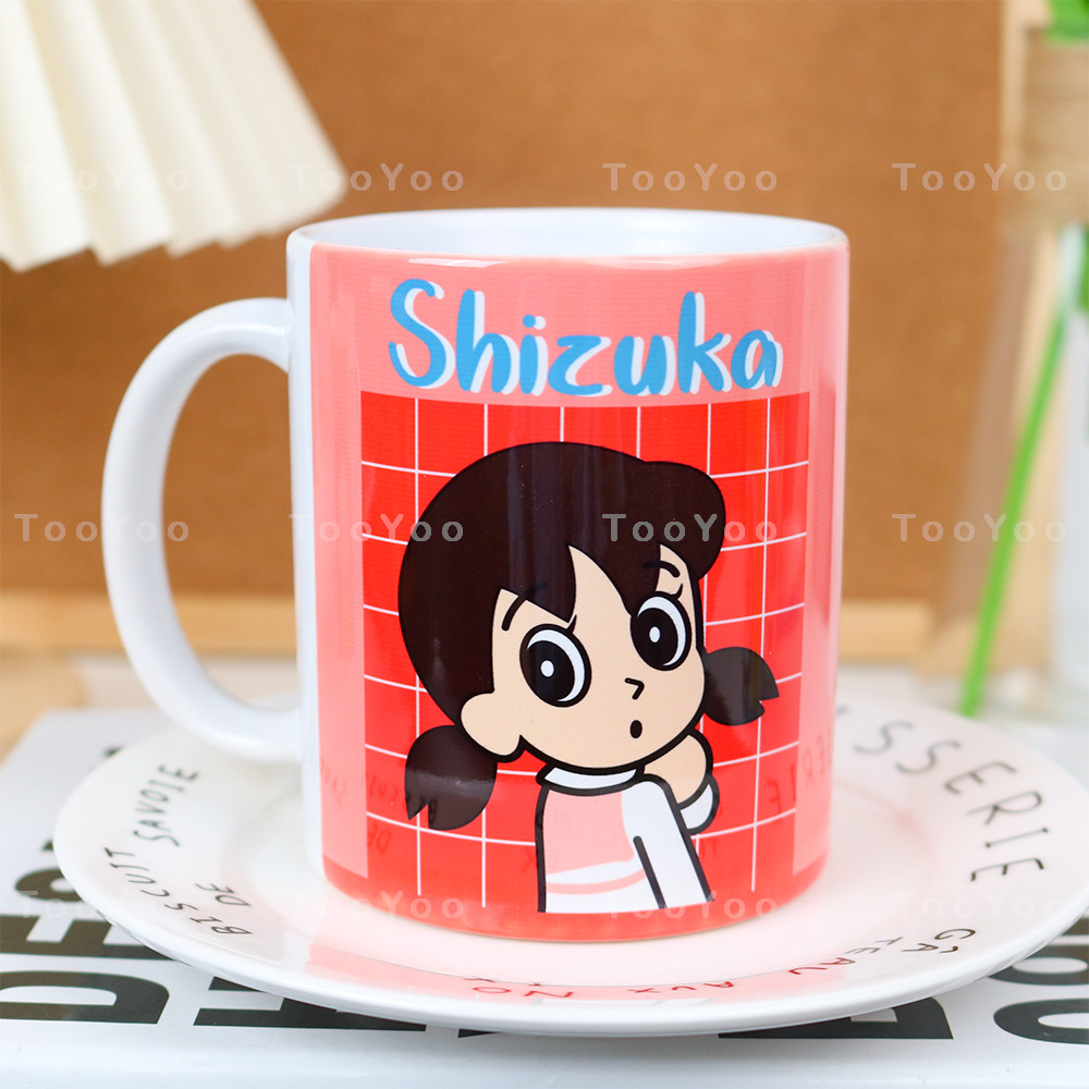 Ly sứ 6 nhân vật Doraemon, Nobita, Shizuka, Jaian, Doraemi, Suneo dễ ...