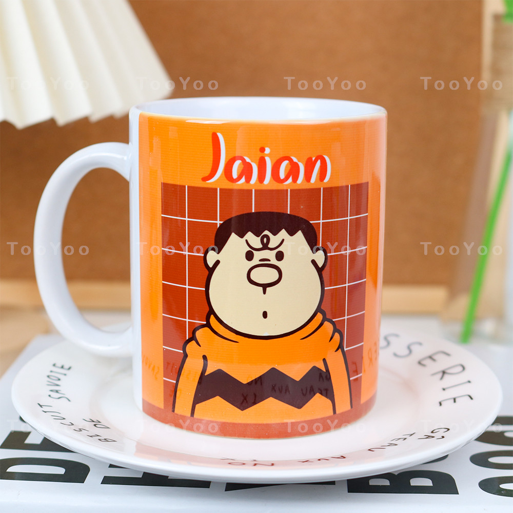 Ly sứ 6 nhân vật Doraemon, Nobita, Shizuka, Jaian, Doraemi, Suneo dễ ...