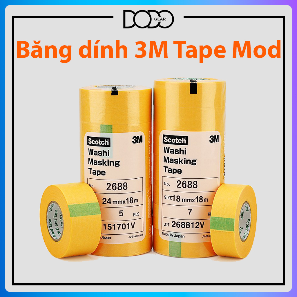 Cuộn băng dính giấy Tape mod bàn phím cơ DoDo Gear | Shopee Việt Nam