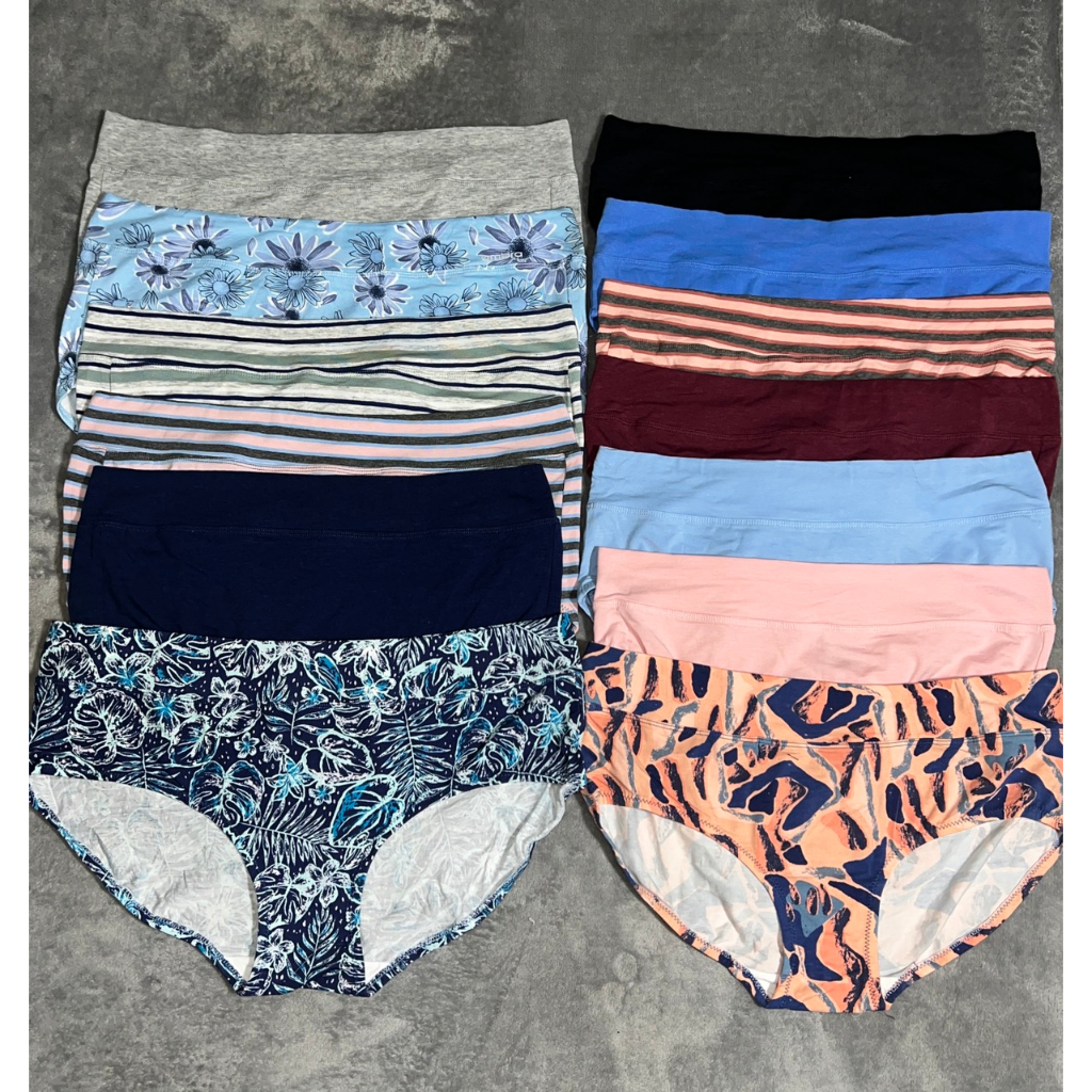 [BIGSIZE 70-100KG] Quần cotton xuất dư, quần tam giác size 70kg - 100kg, lưng cao. Che tên hàng ...