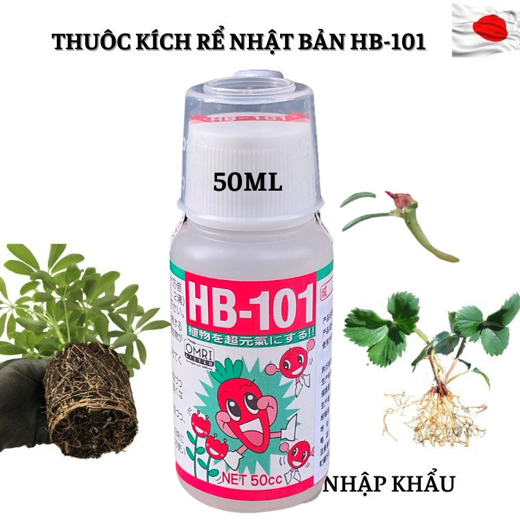 Lọ phân bón hữu cơ kích rể HB-101 đến từ Nhật Bản giúp cây tăng trưởng, chữa cây suy yếu khỏe ...