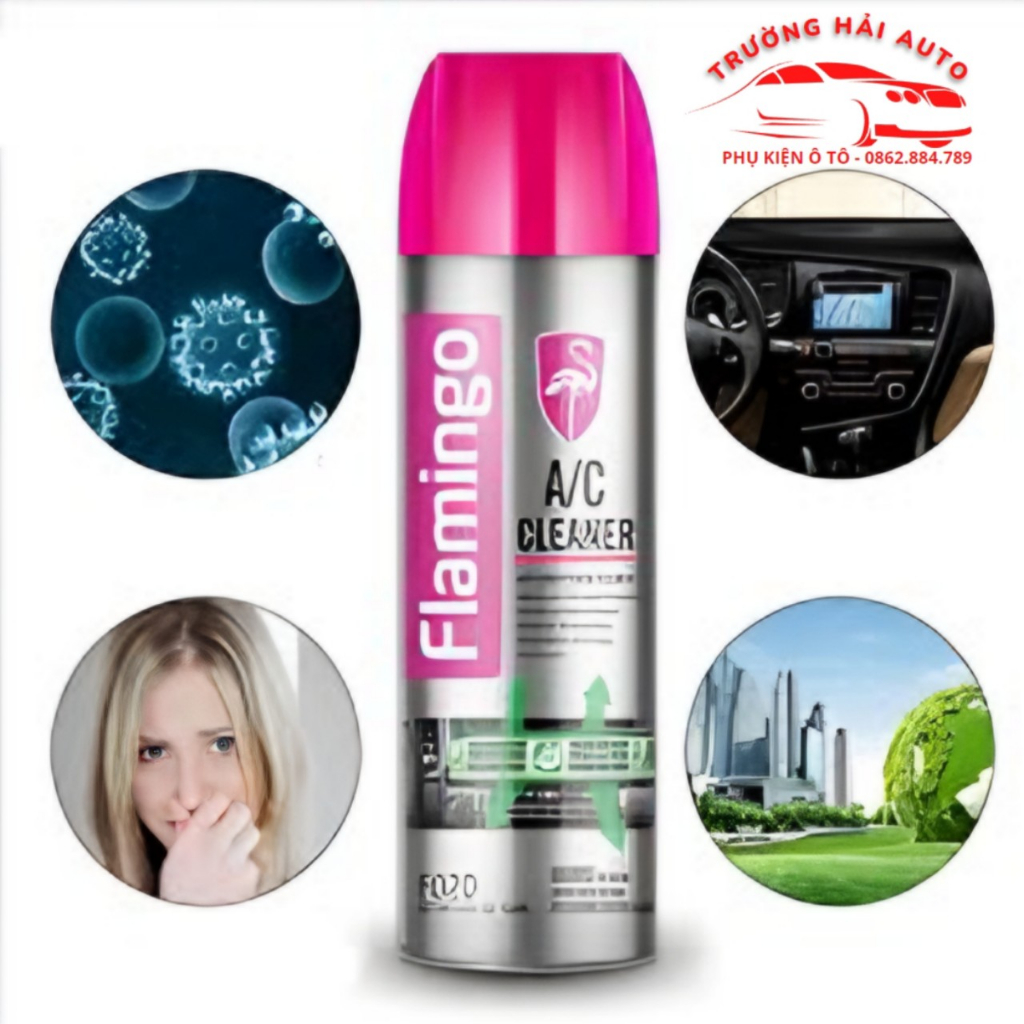 Bình Xịt Tẩy Đa Năng Dạng Bọt Flamingo F002 650ml - Vệ Sinh Nội Thất ...