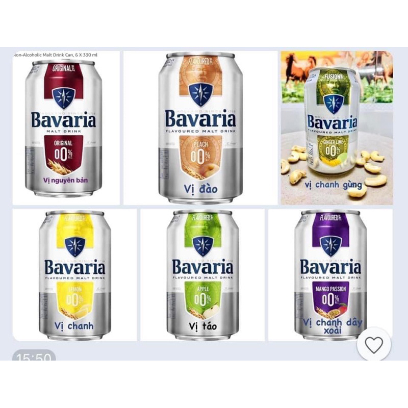 Bia không độ BAVARIA - Bia thuần chay - Hà Lan (combo 6 lon) - Tạm hết ...