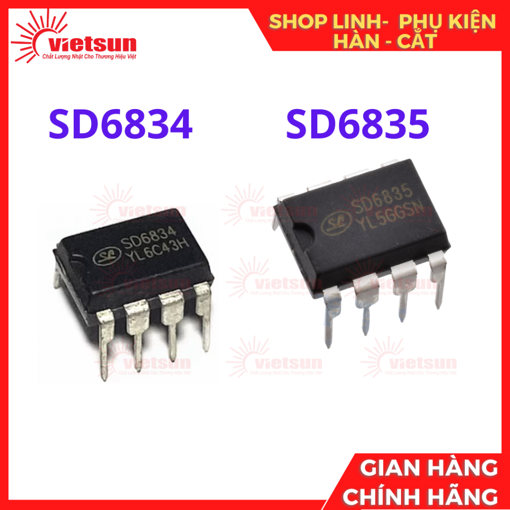 Ic nguồn SD6834, SD6835 | Shopee Việt Nam