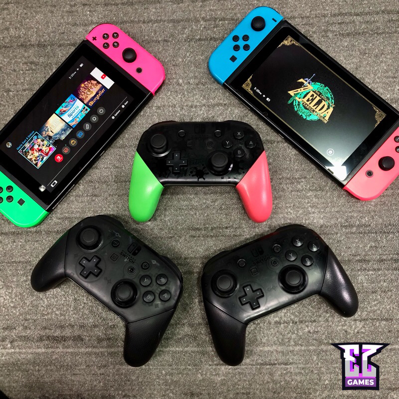 Tay cầm Pro Controller Switch 2nd [Chính Hãng] [Xách tay Nhật] | Shopee ...