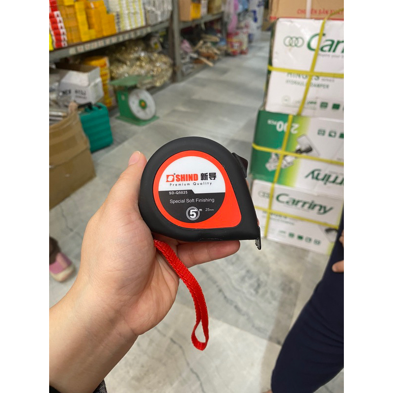thước rút cuộn đa năng SHIND loại tốt trơn, mượt dài 3m-5,5m. Thước mét ...