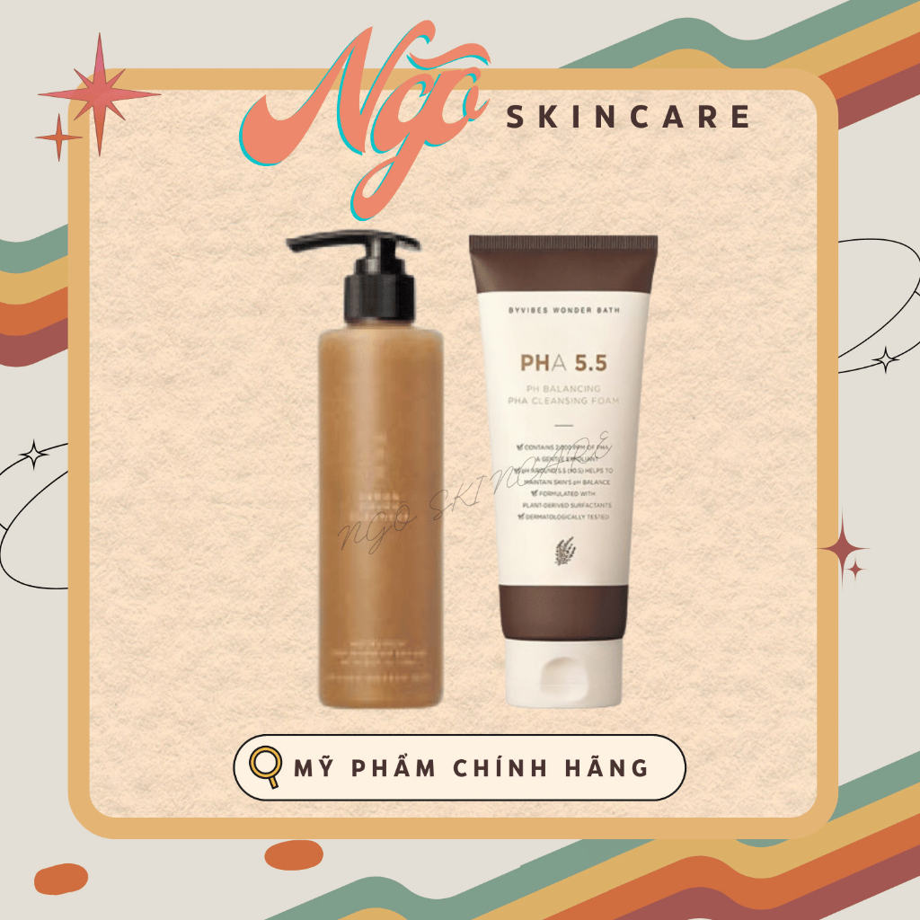 Sữa rửa mặt PH 5.5 & Lemon Chang - Byvibes Wonder Bath | Shopee Việt Nam