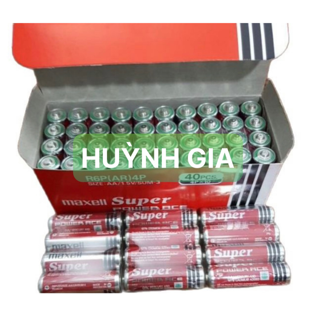 Pin AA - AAA Maxell Hộp 40 Viên | Shopee Việt Nam