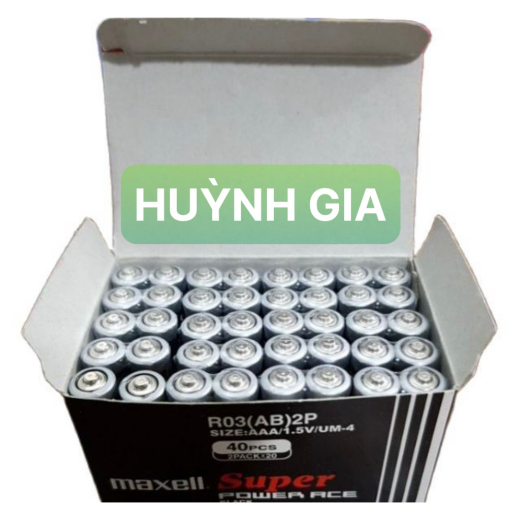 Pin tiểu 3A Maxell hộp 40 viên Made in Indonesia | Shopee Việt Nam