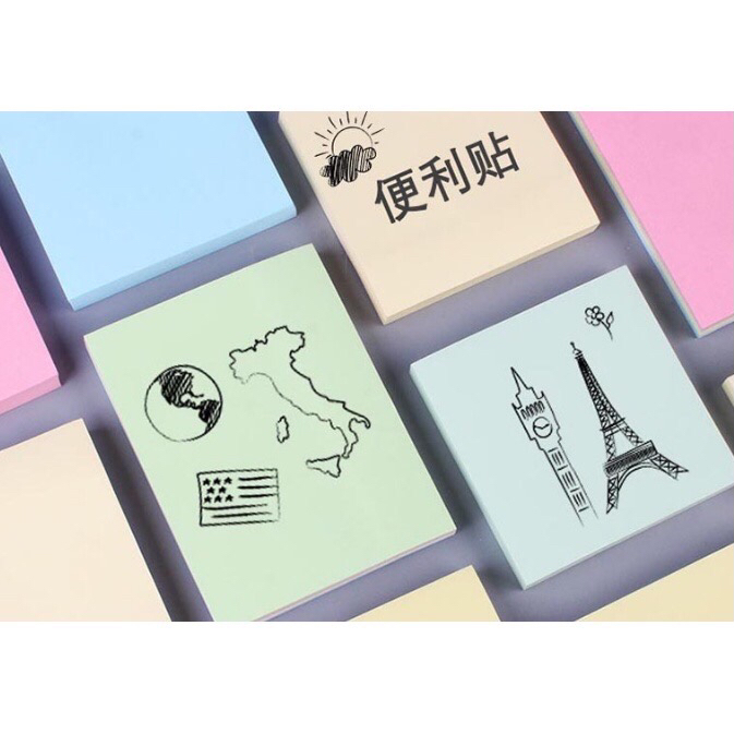 GIẤY NOTE MÀU CUTE | Shopee Việt Nam