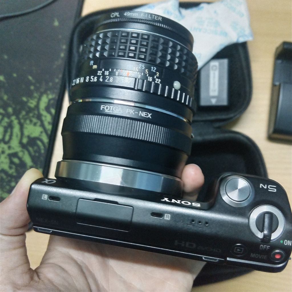 Máy ảnh Sony Alpha NEX-5N + Lens MF | Shopee Việt Nam