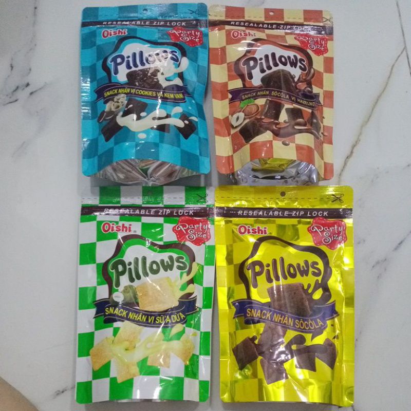 Combo 4 gói snack pillow các vị | Shopee Việt Nam