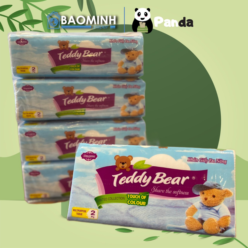 Giấy rút đa năng Teddy Bear siêu dai, thấm dầu,nước, giấy rút lau bếp ...