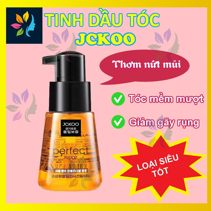 Tinh dầu dưỡng tóc Jckoo dưỡng tóc uốn, khô xơ, nhuộm giúp giữ nếp, mềm ...