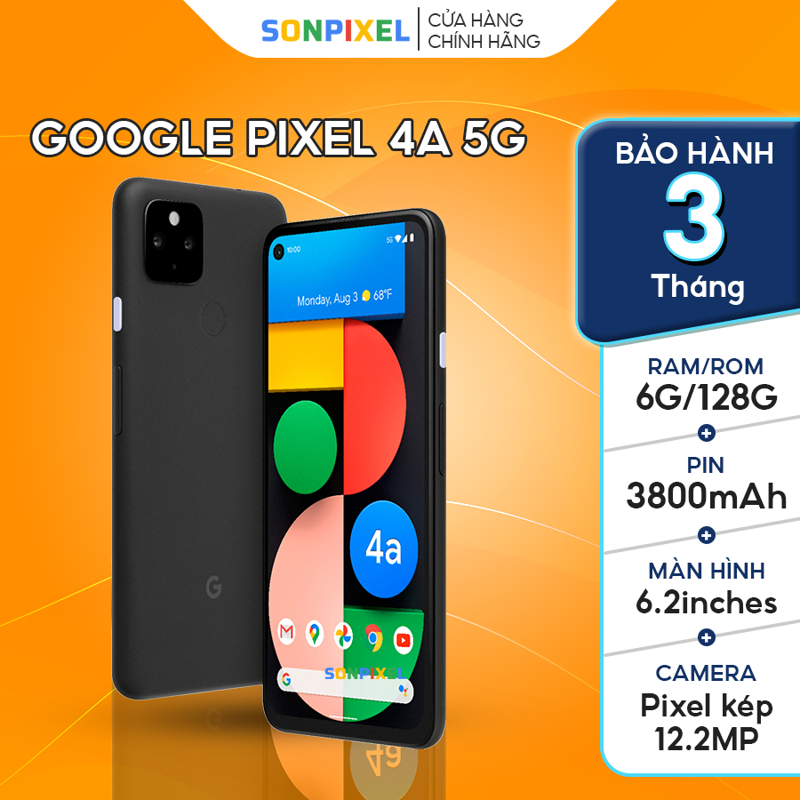 Google Pixel 4a5g Điện Thoại GG Chip Snapdragon 765G Ram 6G/128GB. Chơi Game Tốt Quốc Tế, Cũ Giá ...