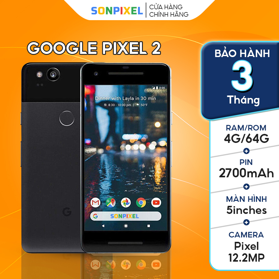Điện Thoại Google Pixel 2, Chip Snapdragon 835, Ram 4GB/64GB. SonPixel | Shopee Việt Nam