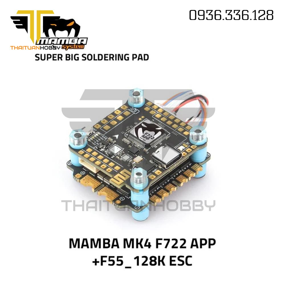Tháp Mạch Mamba Mamba Mk4 F722 App (MPU6000) + Điều Tốc Mamba F55_128k ...