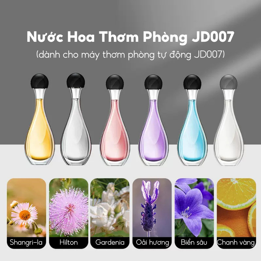 Nước Hoa Thơm Phòng JD007, Tinh Dầu Thiên Nhiên Thơm Phòng, Dành Cho Máy Xịt Phòng JD007 Humi ...