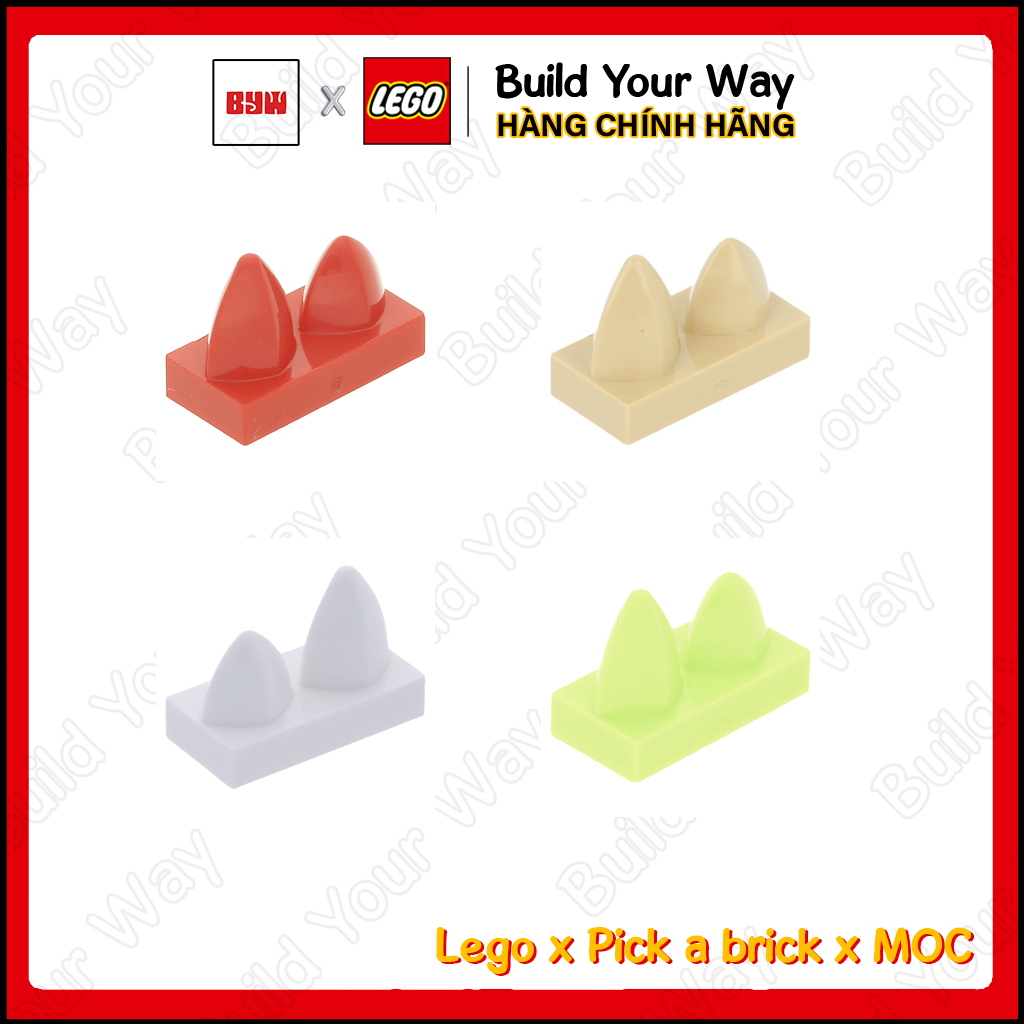 Gạch Lego chính hãng Răng đứng 1x2 / Part 15209: Tile, Modified 1 x 2 ...