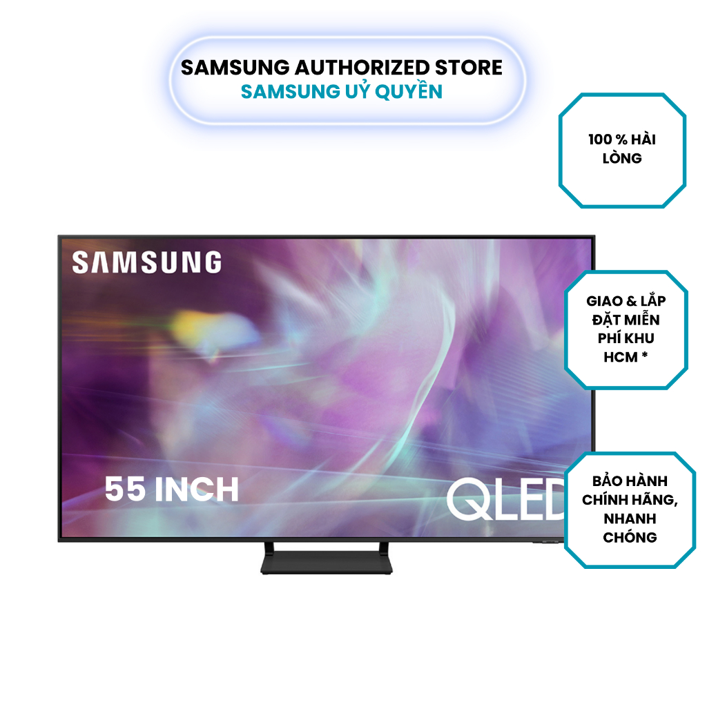 Smart Tivi Samsung 55 Inch QLED 4K QA55Q60AAKXXV - Miễn phí lắp đặt | Shopee Việt Nam