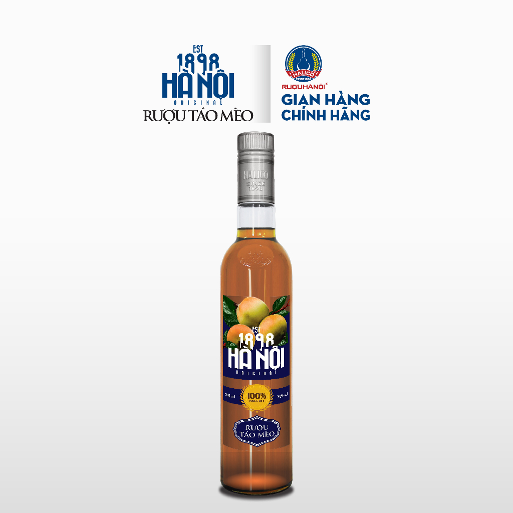 Rượu Táo Mèo Liquor HALICO nồng độ 30%v chai 500ml không kèm hộp ...