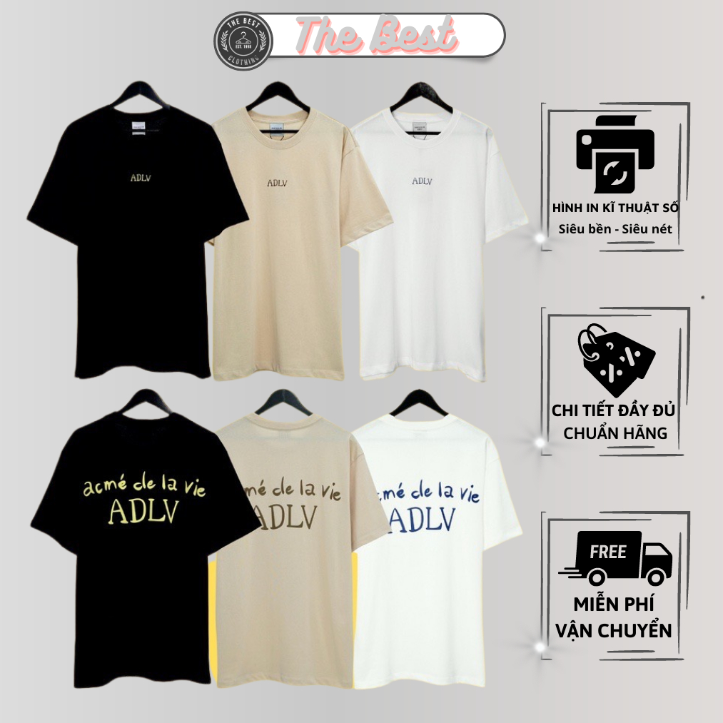 Áo ADLV Glossy Basic - Chất 100% Cotton 2 chiều chi tiết Chuẩn hãng ...