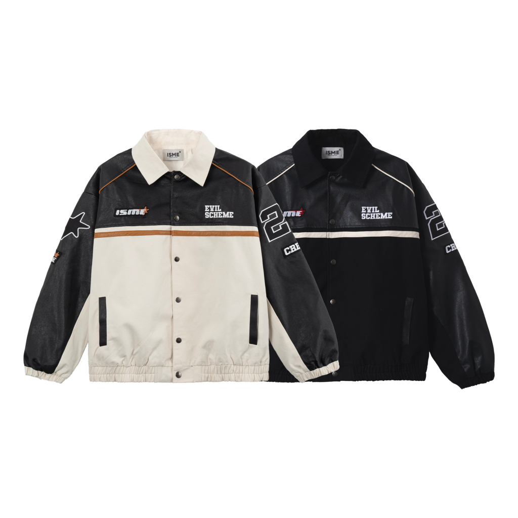 Áo Khoác Nam ISME "EVIL SCHEME" Racing Jacket - BOXY FIT | Shopee Việt Nam