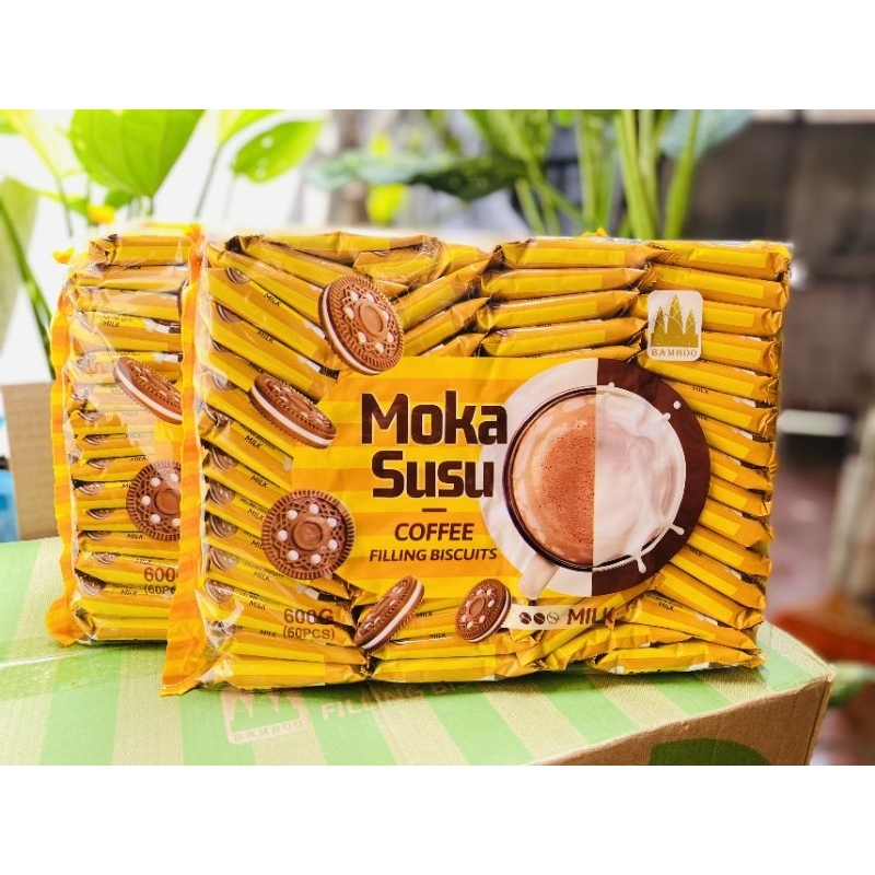 Bánh quy kẹp kem Moka susu Coffee 600g Nhập Khẩu | Shopee Việt Nam