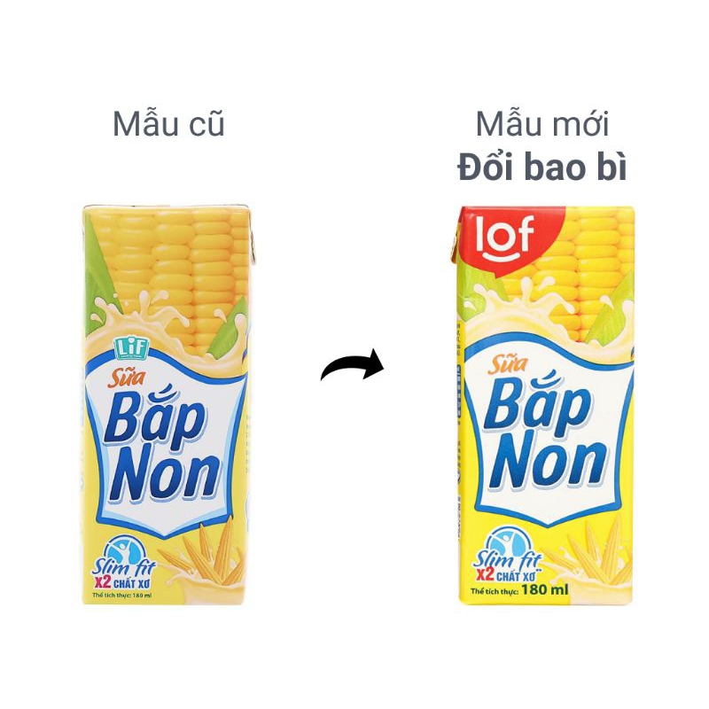 Sữa bắp non LIF thùng 24 hộp 180ml | Shopee Việt Nam